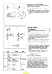Janome 2160DC Sewing Machine Instruction Manual