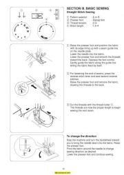 Janome New Home 234 Sewing Machine Instruction Manual