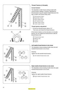 Janome 3434D Serger Sewing Machine Instruction Manual