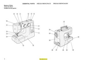 New Home Janome JD1812 Sewing Machine Instruction Manual