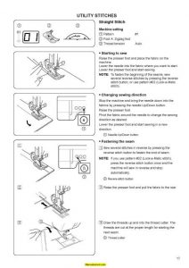 Janome 6260QC Sewing Machine Instruction Manual