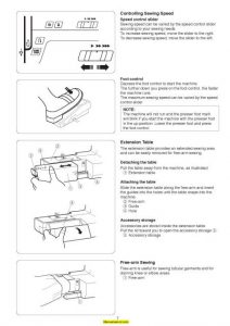 Janome 6100 Sewing Machine Instruction Manual