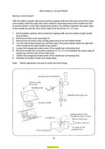 Janome 661 Jem Gold 2 Sewing Machine Service-Parts Manual