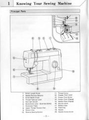 Simplicity 9240 Sewing Machine Instruction Manual