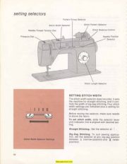 Singer 290 Sewing Machine Instruction Manual