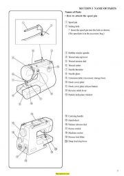 Janome 661 Jem Gold 2 Sewing Machine Instruction Manual