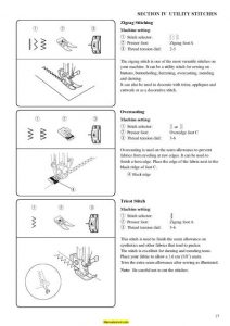 Janome 661 Jem Gold 2 Sewing Machine Instruction Manual