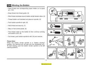 Singer 4432 Sewing Machine Instruction Manual