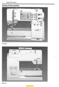 Bernina 180 Artista Sewing Machine Instruction Manual