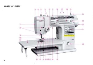 Janome FA-772 Sewing Machine Instruction Manual