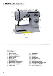 Necchi Alco 2300F Sewing Machine Instruction Manual