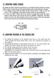 Necchi Alco 2300F Sewing Machine Instruction Manual