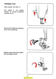 White 1505 - 1510 Sewing Machine Instruction Manual
