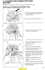 Singer 6268 Sewing Machine Instruction Manual