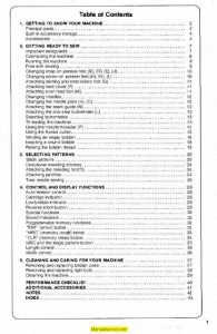 Singer 6268 Sewing Machine Instruction Manual