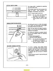 Brother VX-940 - VX-950 Sewing Machine Instruction Manual