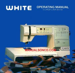 White 8410 Sewing Machine Instruction Manual