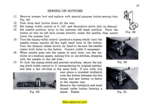 White 3077 Sewing Machine Instruction Manual