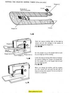 Riccar 400FA Sewing Machine Instruction Manual