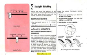 Singer 252 Fashion Mate Sewing Machine Manual