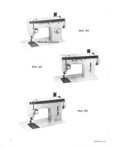 Singer 252-257-258-259 Sewing Machine Service Manual