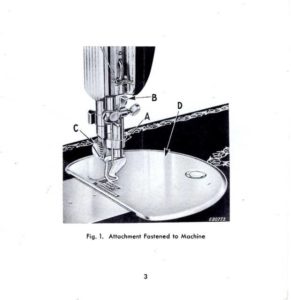 Singer Darning and Embroidering Sewing Machine Manual