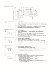 Janome 3500 Memory Craft Sewing Machine Instruction Manual