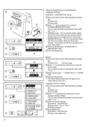 Janome 4400 Memory Craft Sewing Machine Instruction Manual