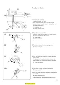 Janome 4800 Memory Craft Sewing Machine Instruction Manual