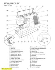 Janome 10000 Memory Craft Instruction Manual