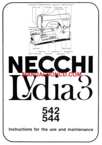 Necchi Instruction Manuals