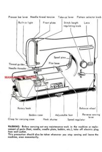Necchi 542 544 Lydia 3 Sewing Machine Instruction Manual