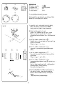 Janome HD1000 Sewing Machine Instruction Manual