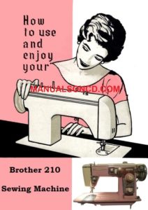 Brother 210 Sewing Machine Instruction Manual