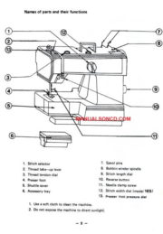 Husqvarna Viking Husky 145 - 165 Sewing Instruction Manual