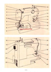 White 445 Sewing Machine Instruction Manual