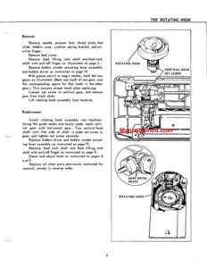 Singer 630 - 648 Sewing Machine Service Manual