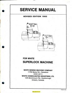 White Service Manuals