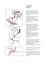 Elna 654 Serger Sewing Machine Instruction Manual