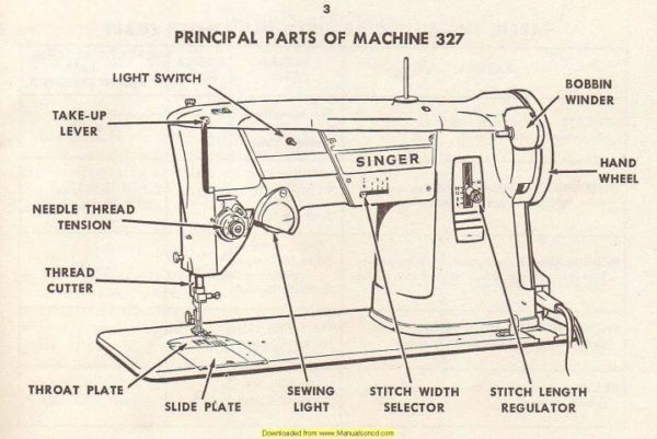 Singer 327 Sewing Machine Instruction Manual