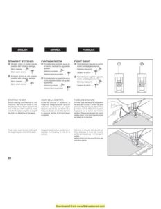 Singer 2639 Sewing Machine Instruction Manual