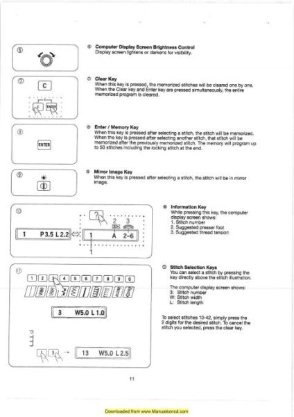 Elna 6003 Sewing Machine Instruction Manual