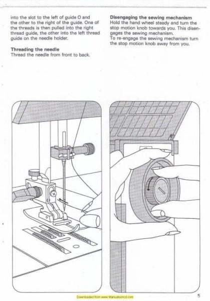 Pfaff 1067-1069-1047 Tiptronic Sewing Machine Instruction Manual
