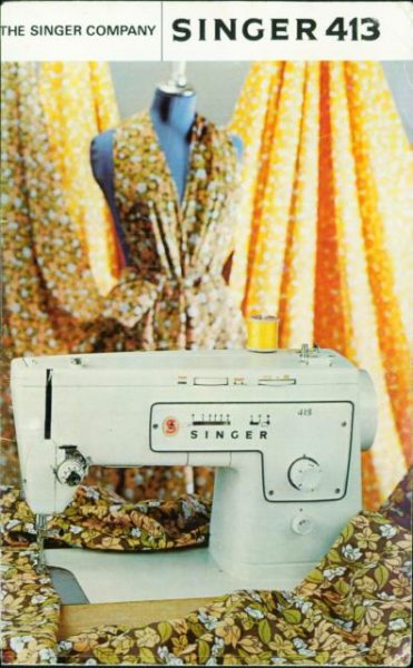 Singer 413 Sewing Machine Instruction Manual
