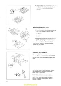 Elna 6005 Sewing Machine Instruction Manual Heirloom Edition