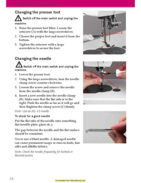 PFAFF GrandQuilter Hobby 1200 Sewing Machine Owner's Manual