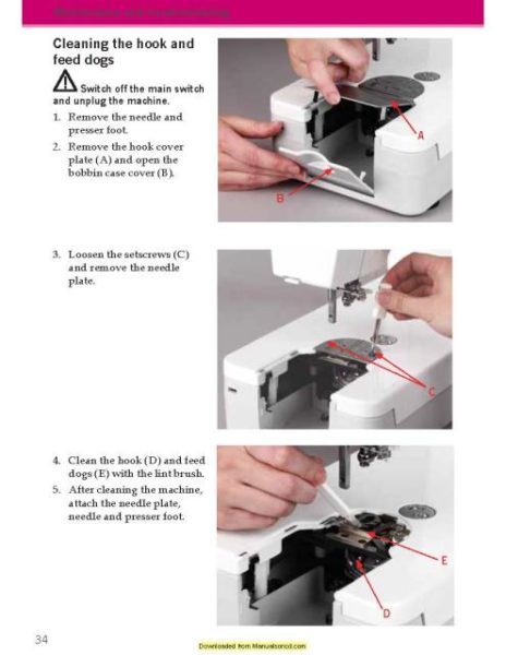 PFAFF GrandQuilter Hobby 1200 Sewing Machine Owner's Manual