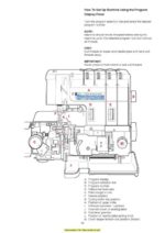 Janome 1200D Serger Sewing Machine Instruction Manual