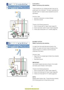 Janome 1200D Serger Sewing Machine Instruction Manual
