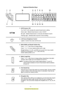 Elna eXperience 660-6600 Sewing Machine Instruction Manual